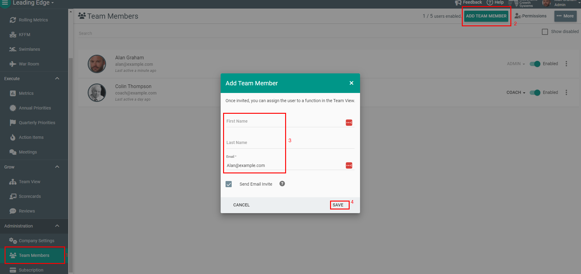 How do I add a Team Member?